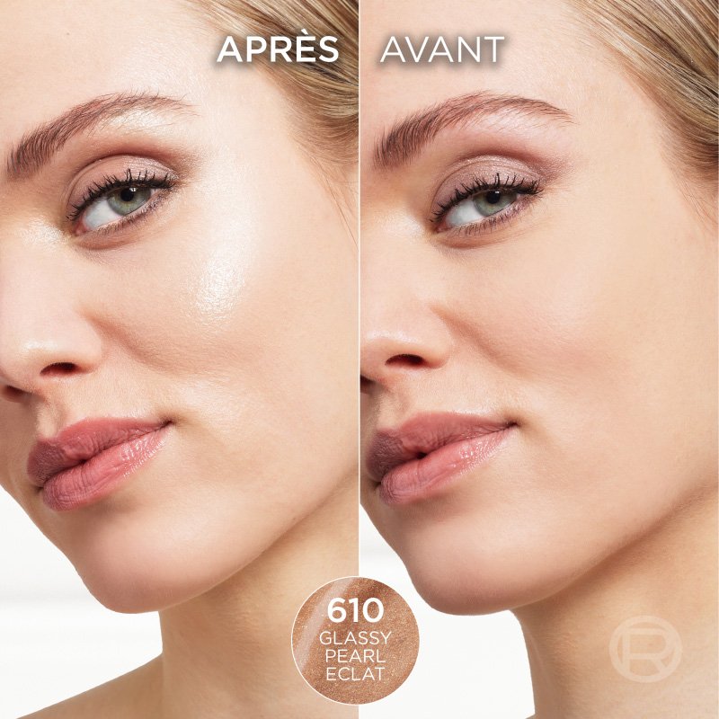 L’Oréal Paris Lumi Le Glass 610 Pearl Eclat Highlighter Stick - Fini transparent
