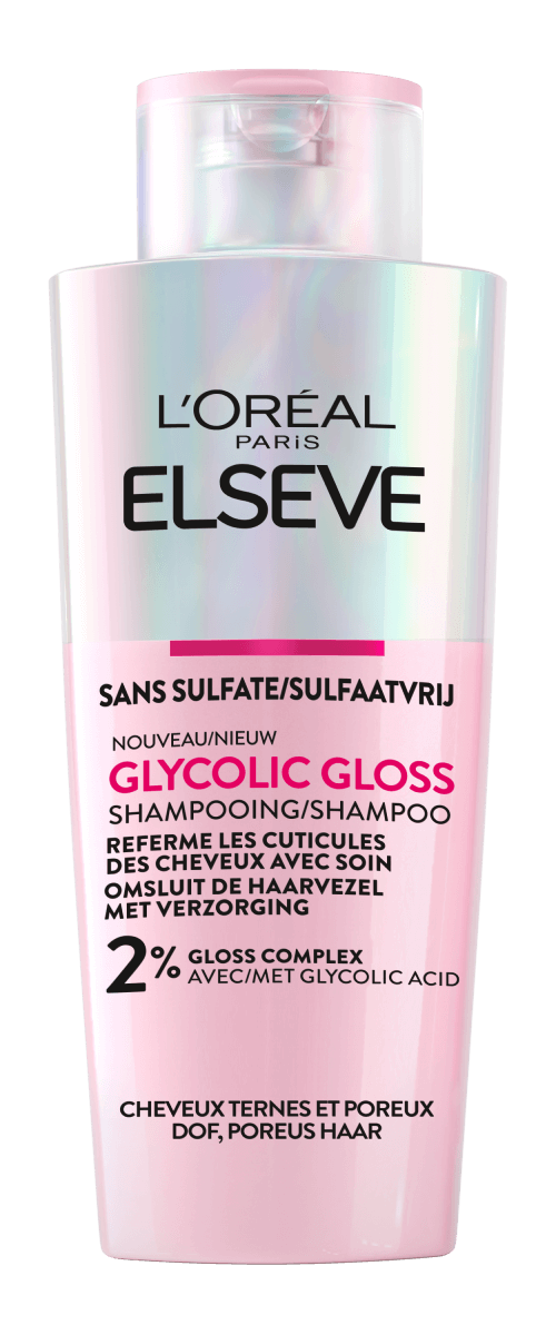 L'Oréal Paris Elseve Glycolic Gloss Shampooing - pour cheveux ternes et ...