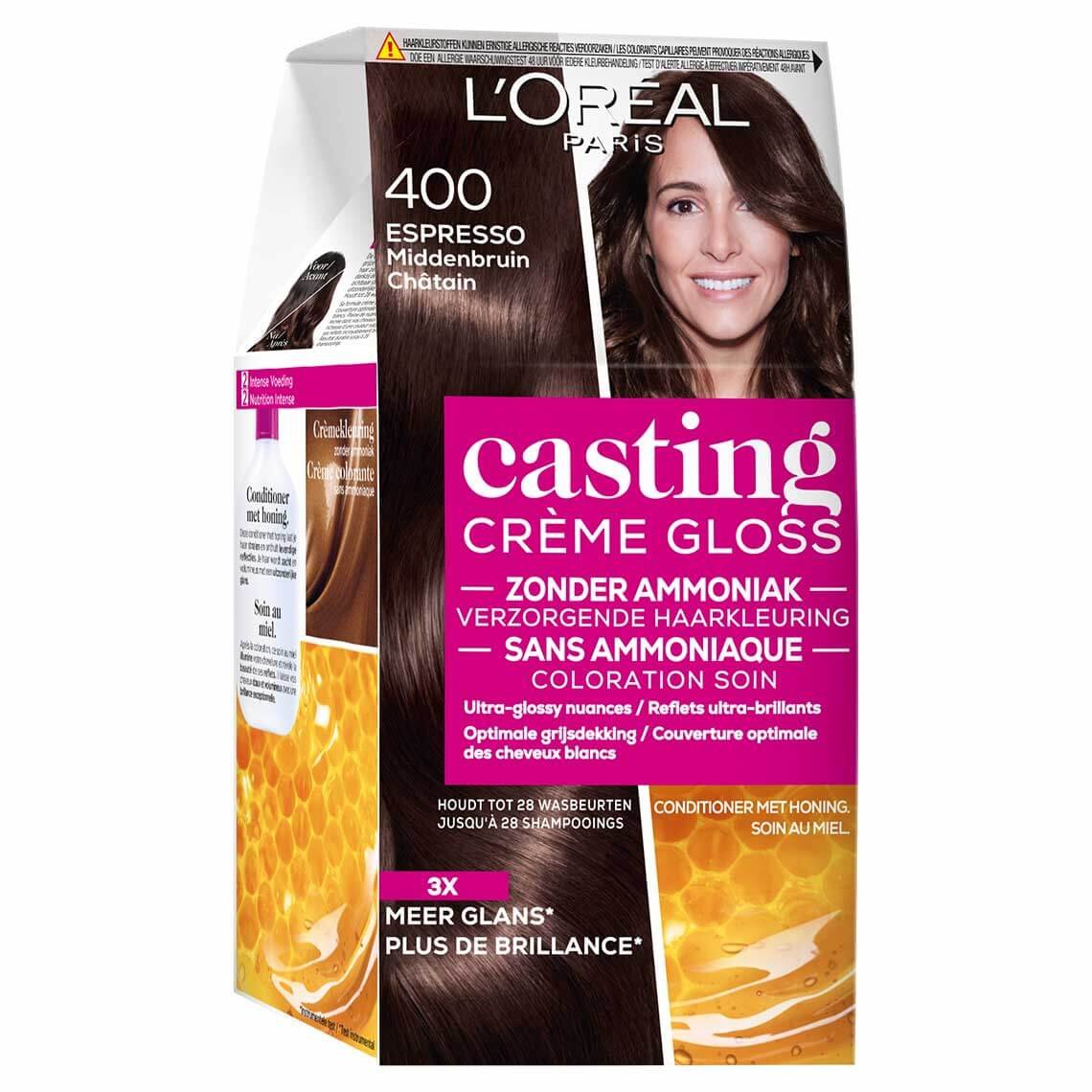 Coloration Semi-Permanente Sans Ammoniaque Casting Crème Gloss 400 ...