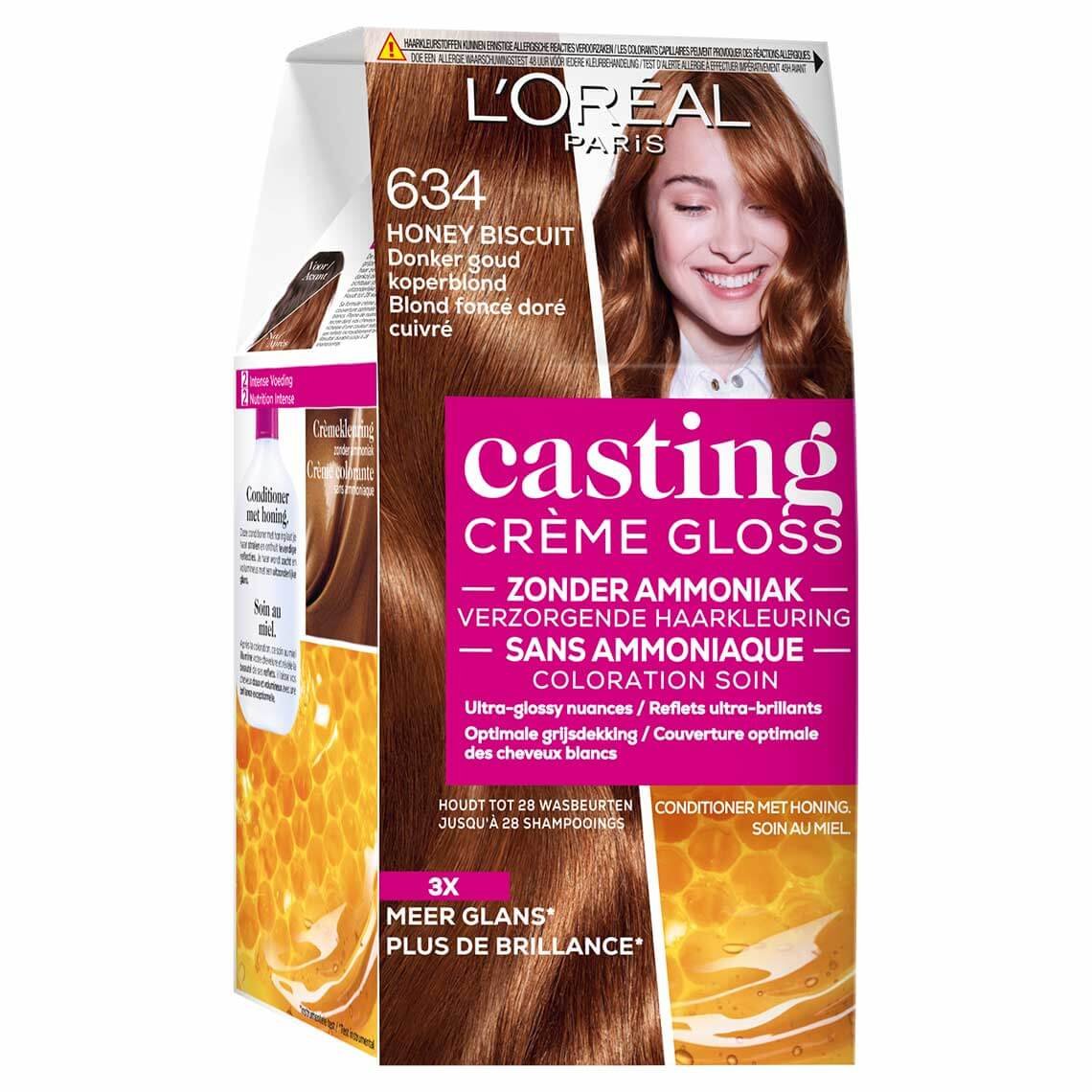 Coloration Semi-Permanente Sans Ammoniaque Casting Crème Gloss 634 ...